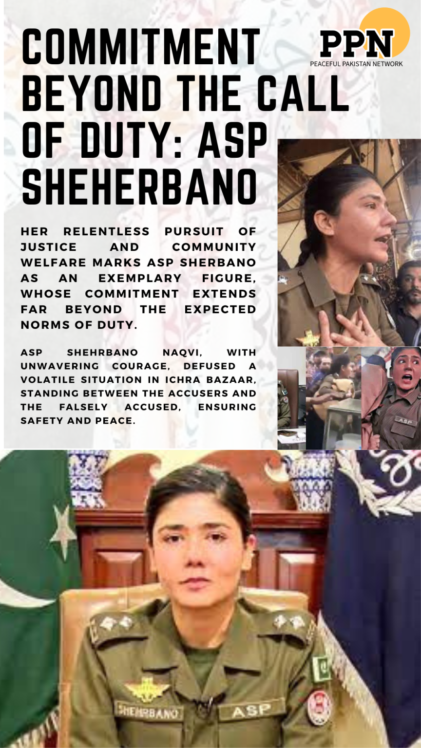 Commitment Beyond the Call of Duty: ASP Sheherbano - PPN